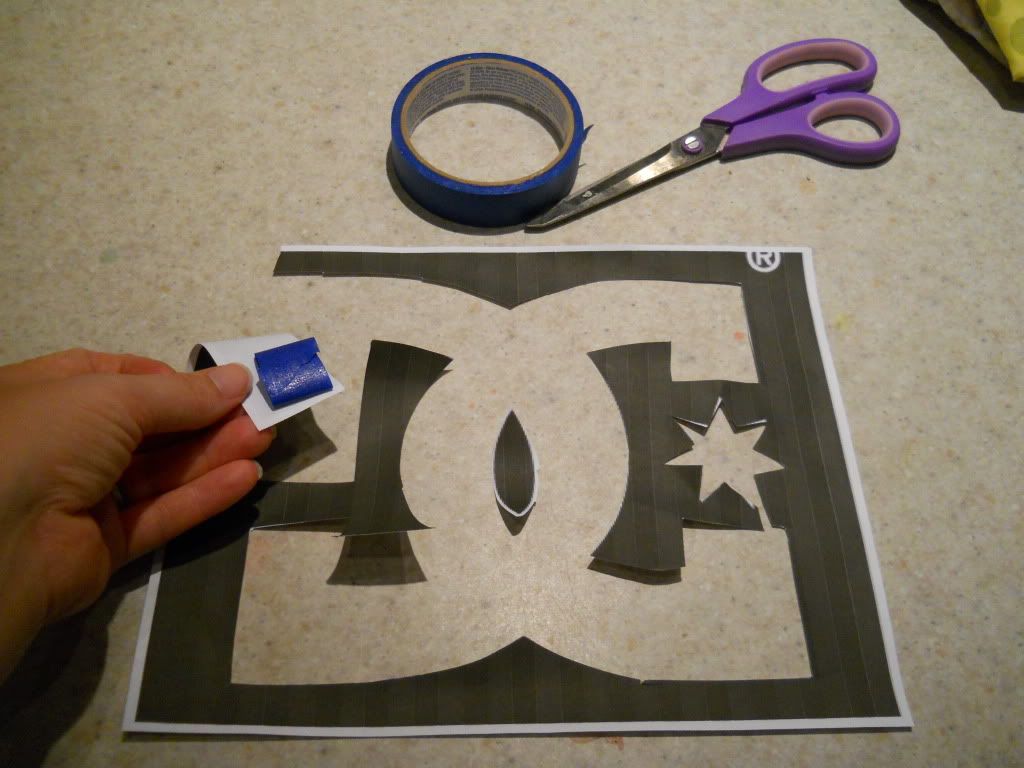 Simple Homemade Stencil Just A Little Creativity