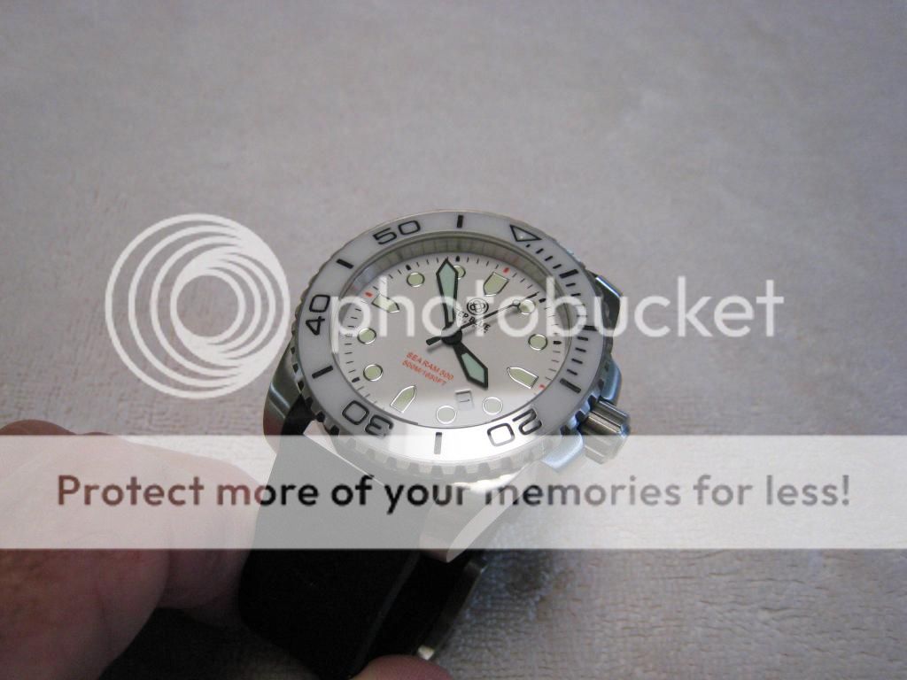 SOLD FS: DEEP BLUE - SEA RAM 500 WHITE BLACK “NEW” | WatchUSeek Watch ...