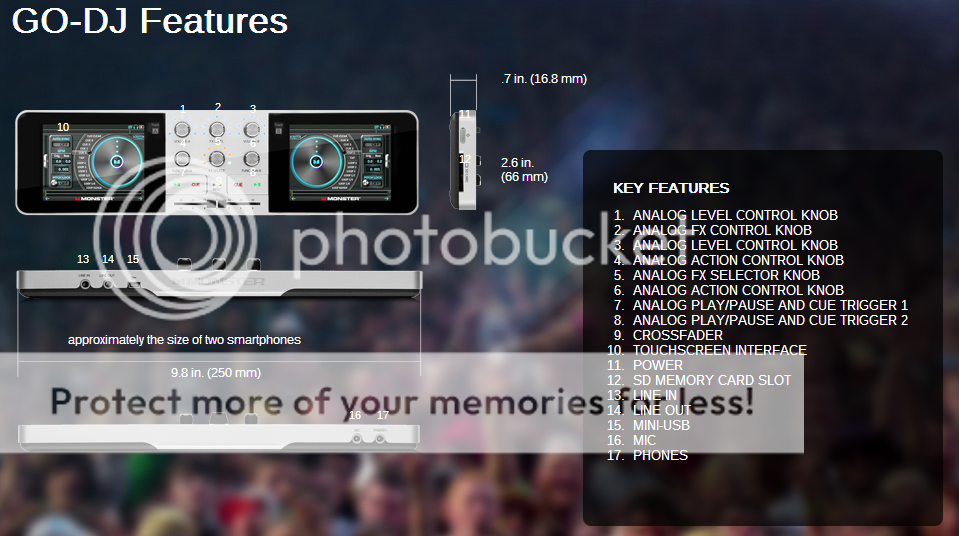 Monster Go-DJ Portable Studio Sound Mixer price in Pakistan at Symbios.PK