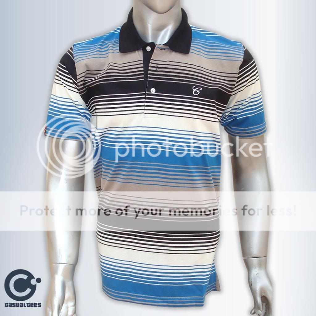 4 Color Polo with varied Stripe Pattern Blue price in Pakistan, Casual ...