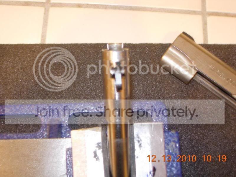 Info on replacing damaged 1911 Commander feed ramp