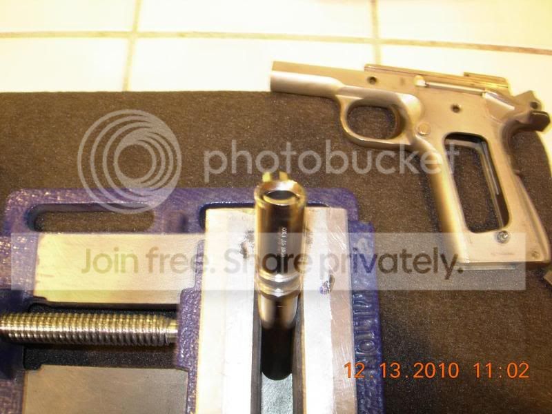 Info on replacing damaged 1911 Commander feed ramp